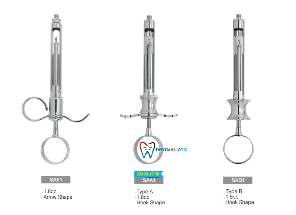 Anesthesia Syringes | Preparation For Surgery | DENTALKU.COM