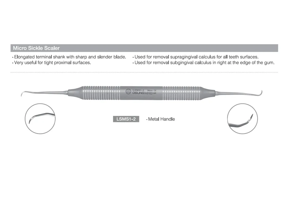 Sickle Scaler (Mini Scaler & Micro Scaler) | Scaler | DENTALKU.COM