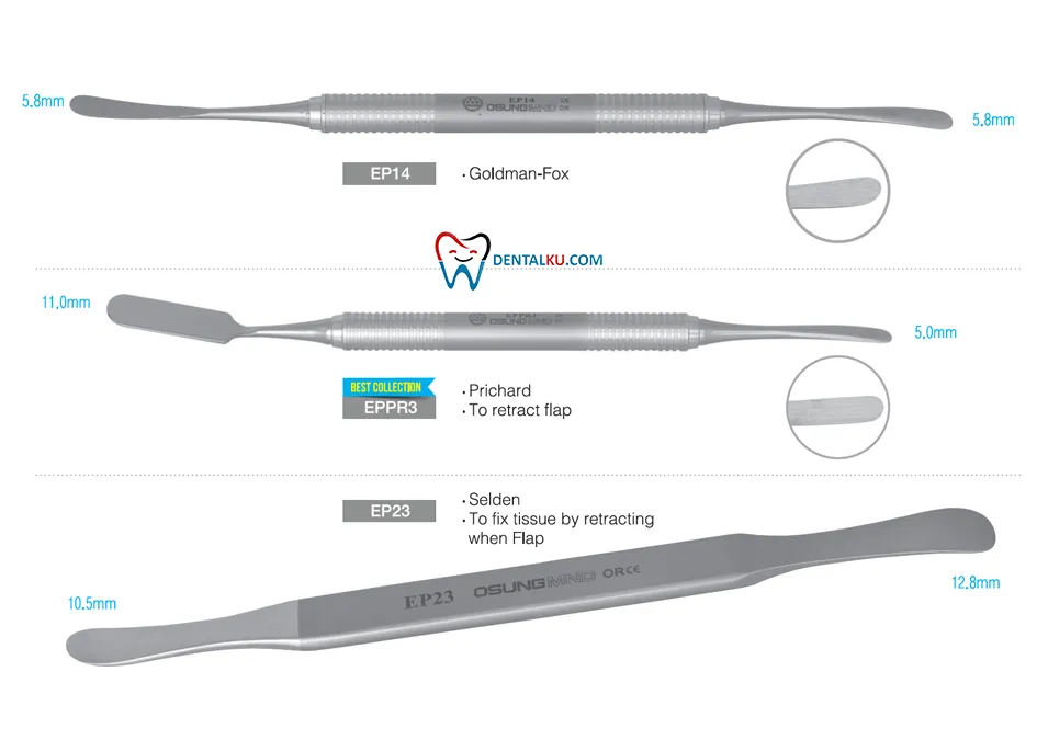 Periosteal Elevator | Periotome - Periosteal Elevators (Raspatorium ...