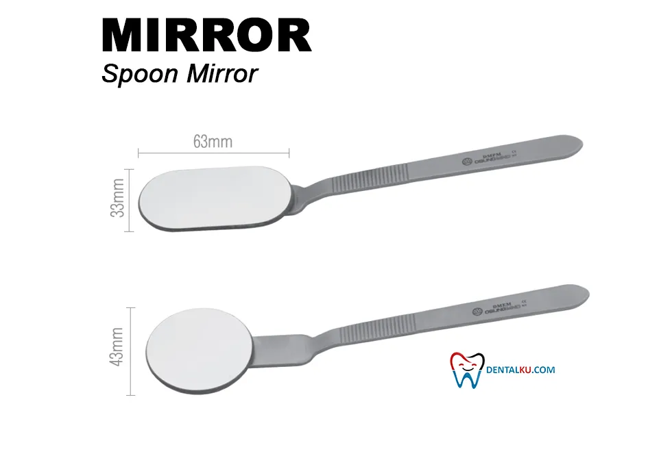 Spoon Mirror | Mirror | DENTALKU.COM