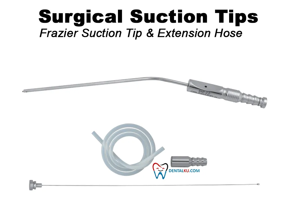 Surgical Suction Tips (Frazier) | Preparation For Surgery | DENTALKU.COM